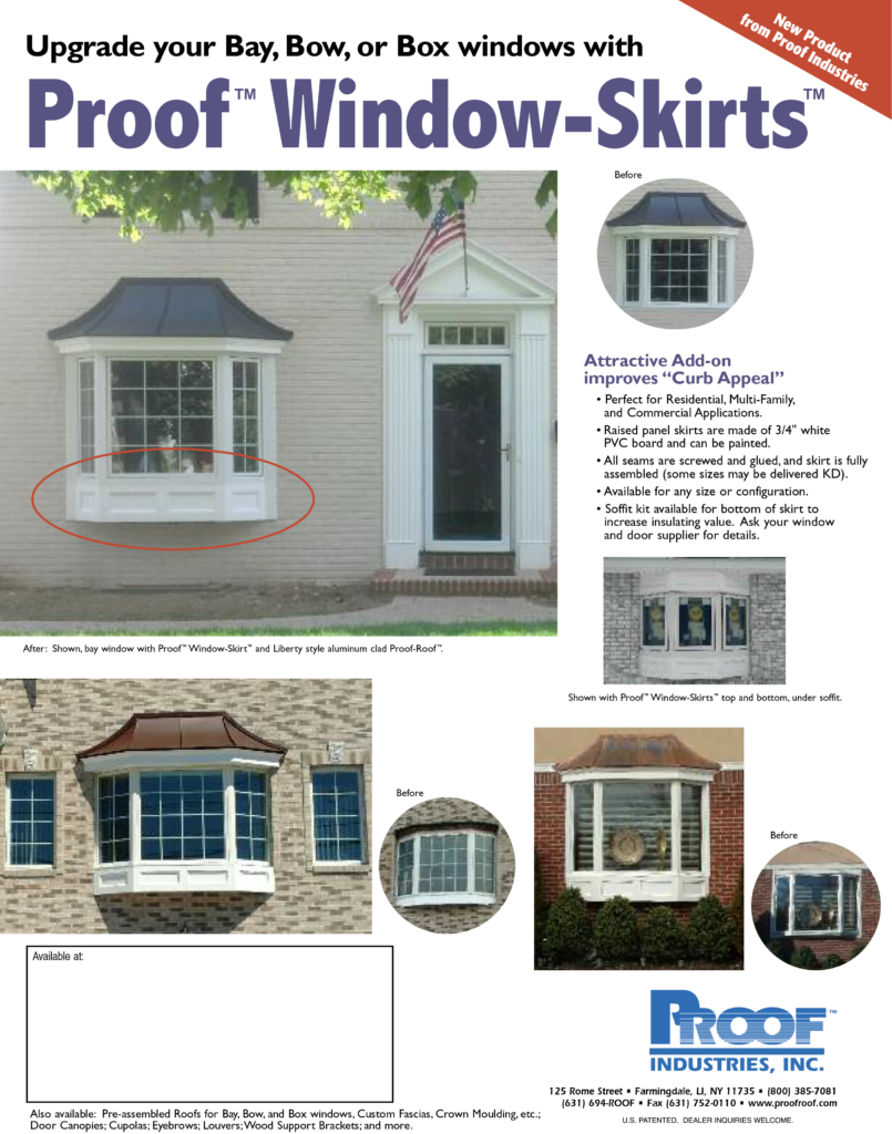 Recessed Panel Skirts - ProofRoof